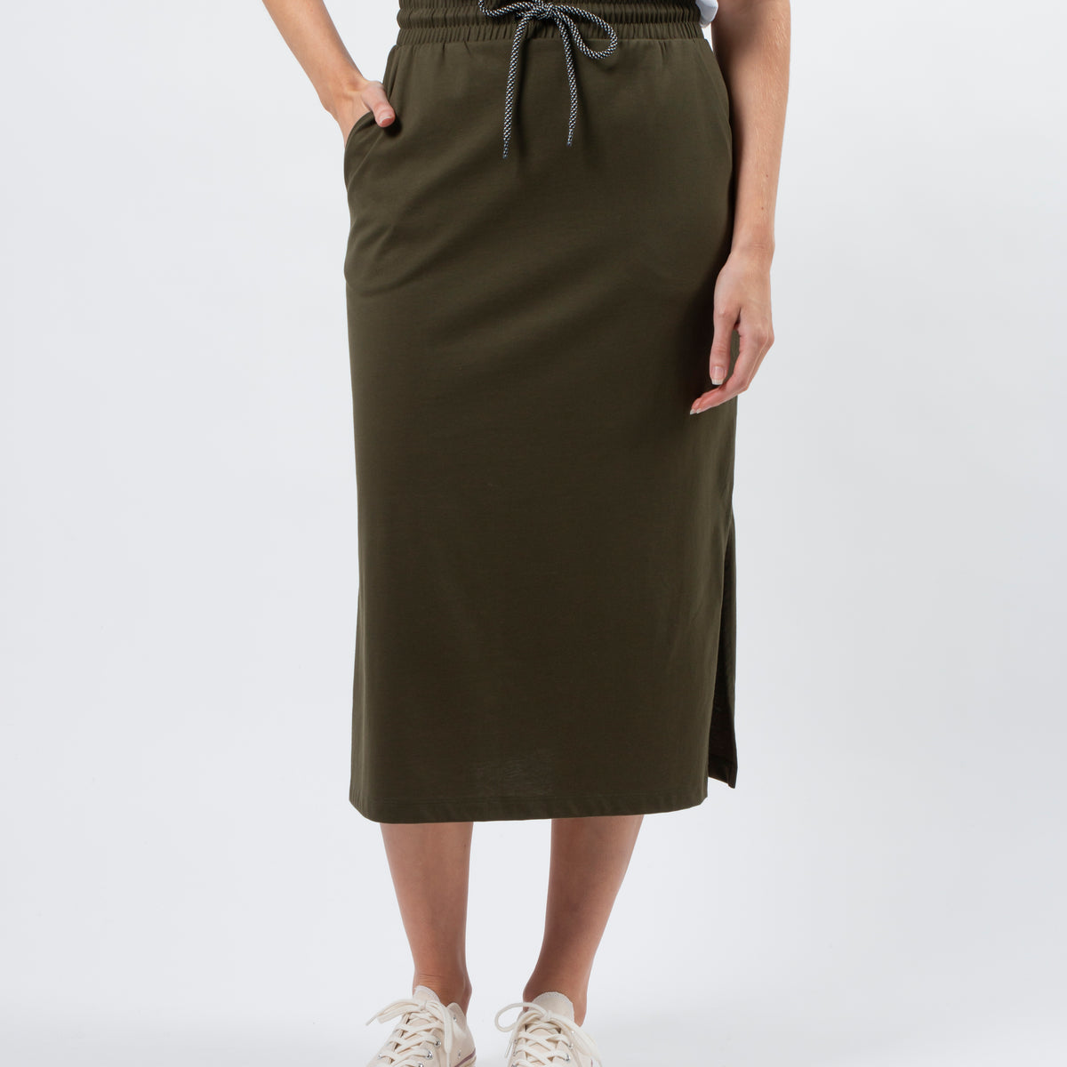 STELLA ESSENTIALS Skirt - Khaki – Stella+Gemma