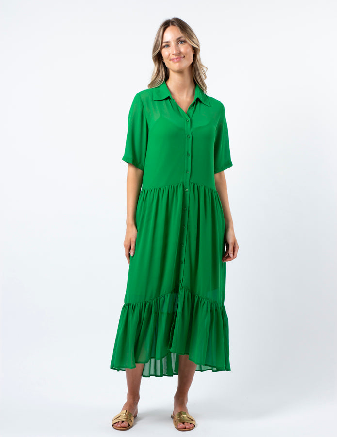 Macy Dress - Juniper Green – Stella+Gemma