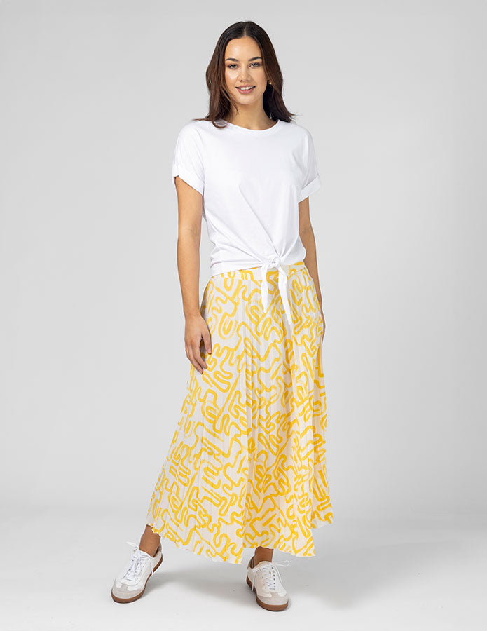 Brigette Skirt - Banana Swirl – Stella+Gemma