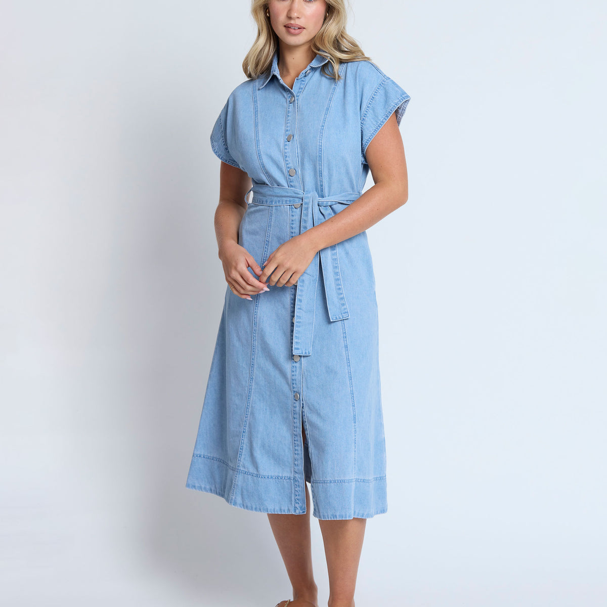 Duke Dress - Light Wash – Stella+Gemma