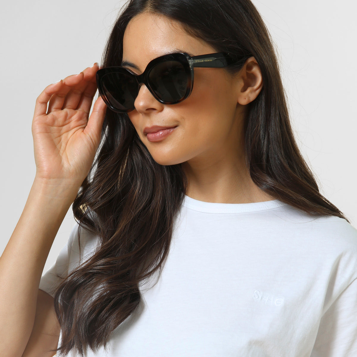 Giselle Sunglasses - Trans Tort – Stella+Gemma