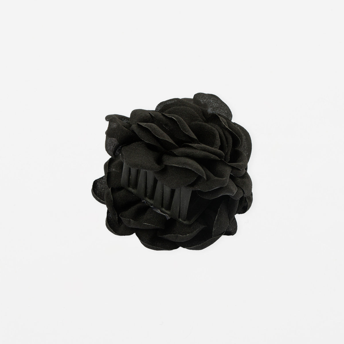 Hair Claw Fabric Rose - Black – Stella+Gemma