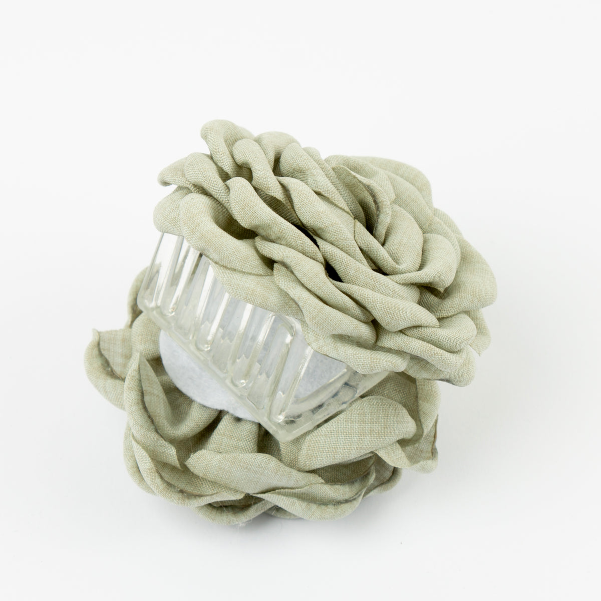 Hair Claw Fabric Rose - Sage – Stella+Gemma