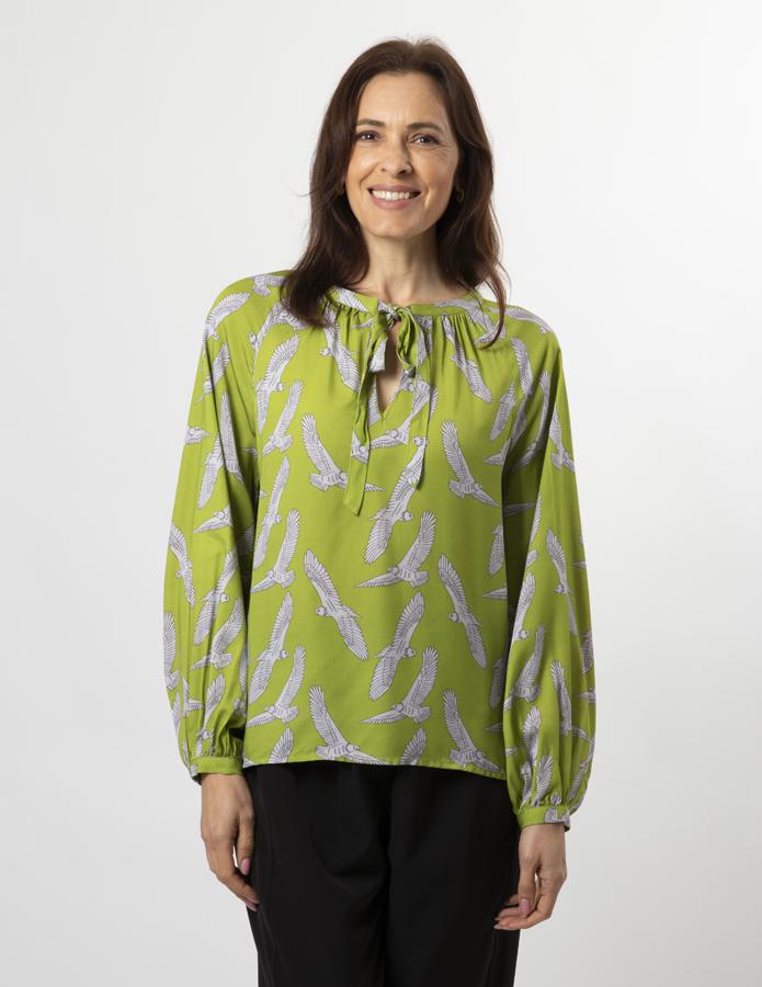 Sawyer Top - Fly High Pickle – Stella+Gemma